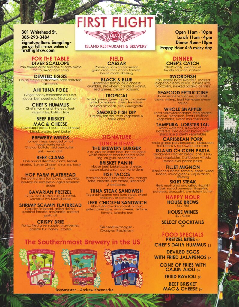 Best Key West Restaurant Menus – Key West, Florida – Best Menu & Dining ...